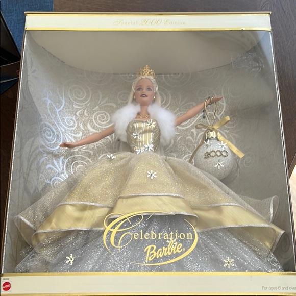 Barbie | Toys | Barbie Celebration Doll In Gold And Silver | Poshmark